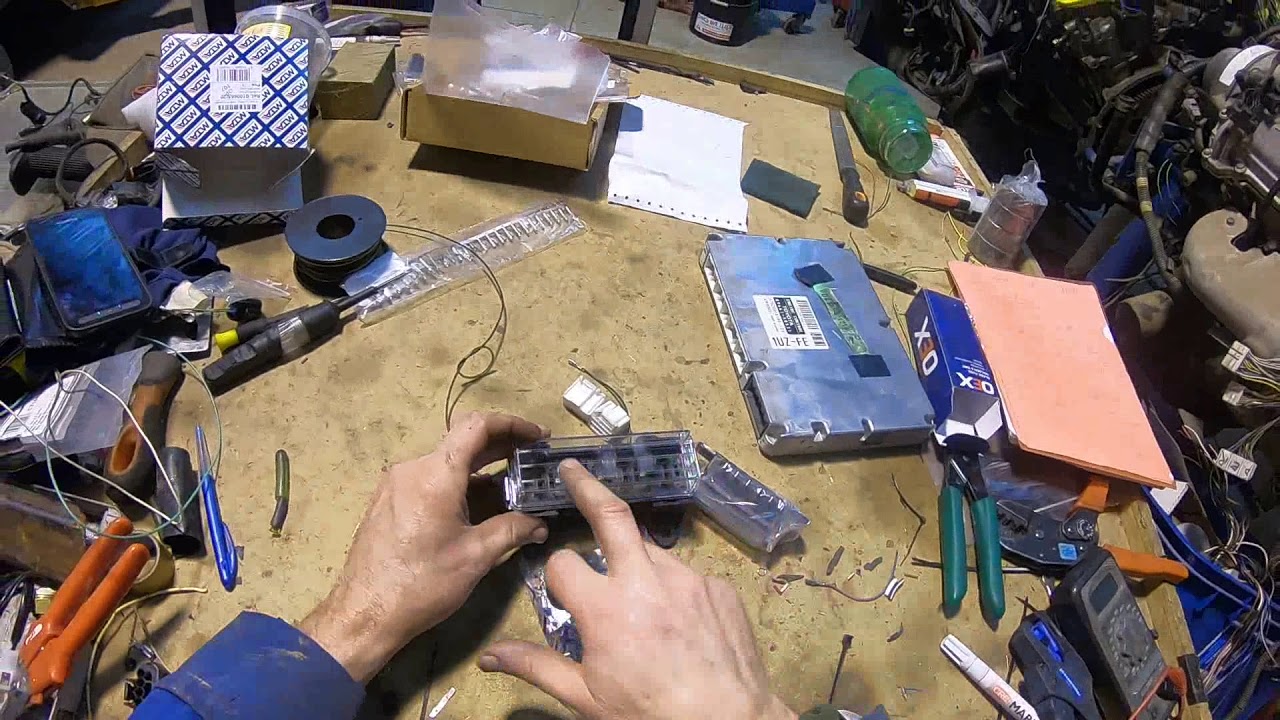 1uz VVti relay and fuse box - YouTube
