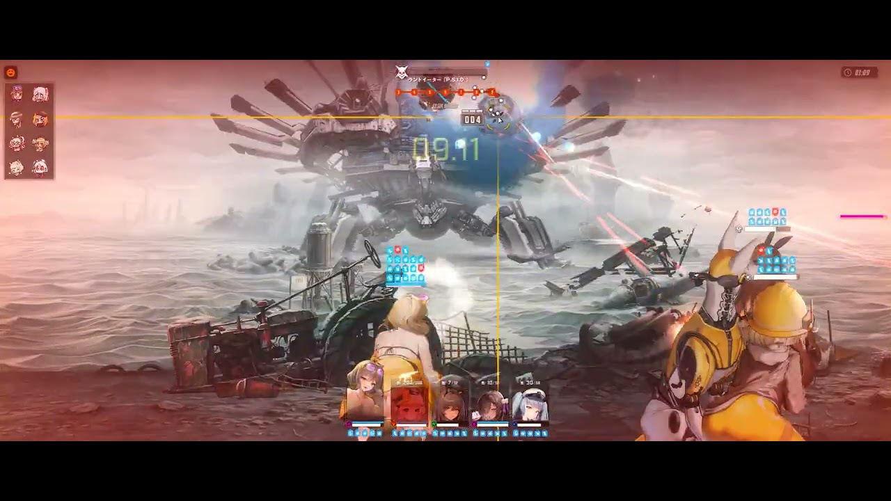 NIKKE 協同作戦 Co-op ランドイーター Land Eater 完走 行動パターン - YouTube