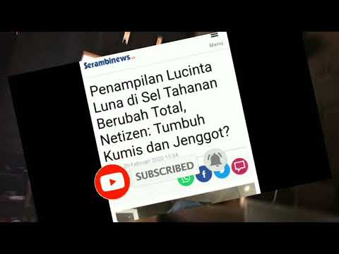 Didalam tahanan lucinta luna tumbuh kumis dan jenggot..