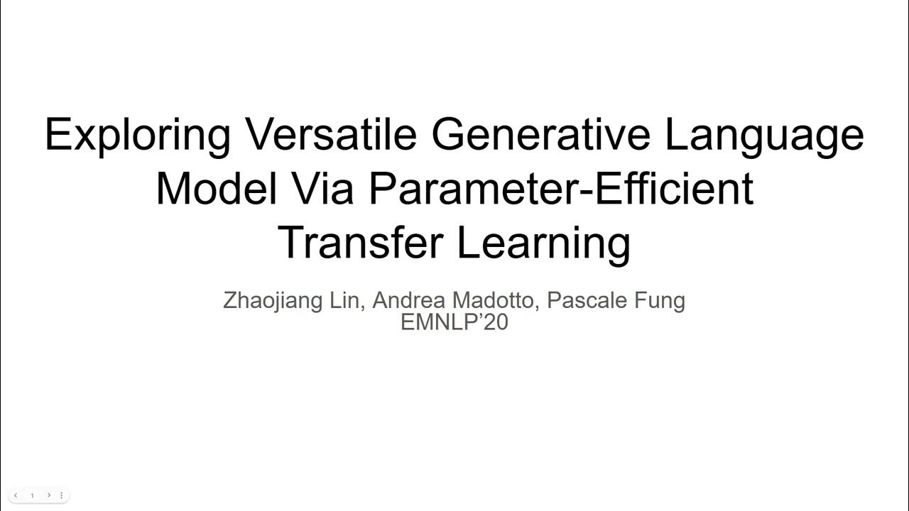 Adapters | Exploring VGLM Via Parameter-Efficient Transfer Learning | PEFT Methods - YouTube