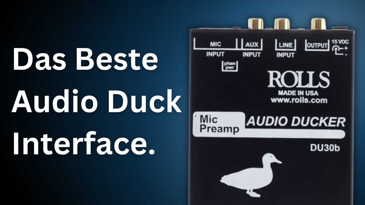 Das Beste Talk Over Interface! Rolls Audio Ducker - YouTube