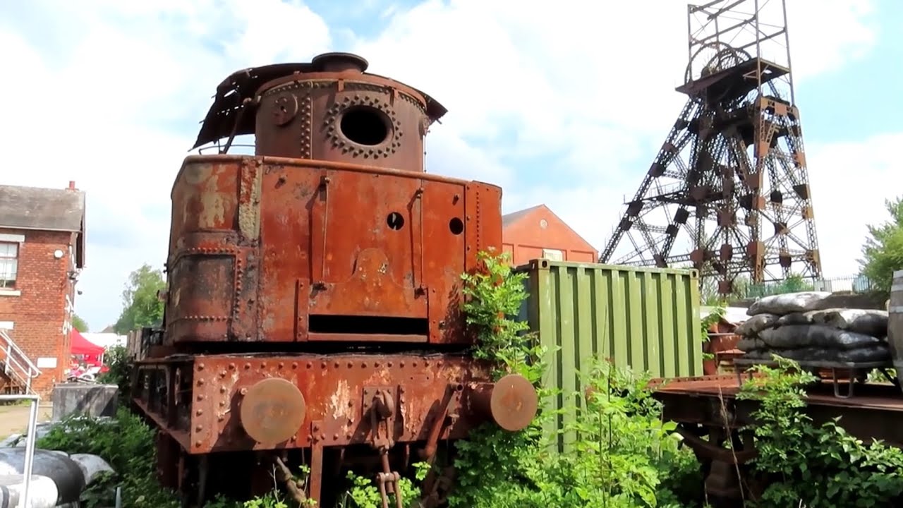 Railway Relics and Mine Machinery - Lancashire Mining Museum 2024 - YouTube