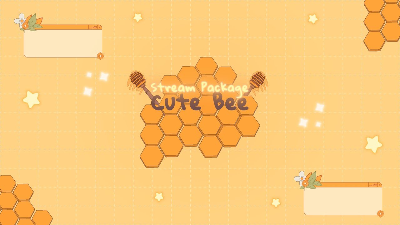 Cute Bee | Stream Package | SylphVisuals - YouTube