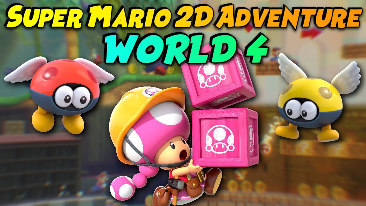 Super Mario 2D Adventure - World 4 Showcase! (Super Mario Maker 2 ...