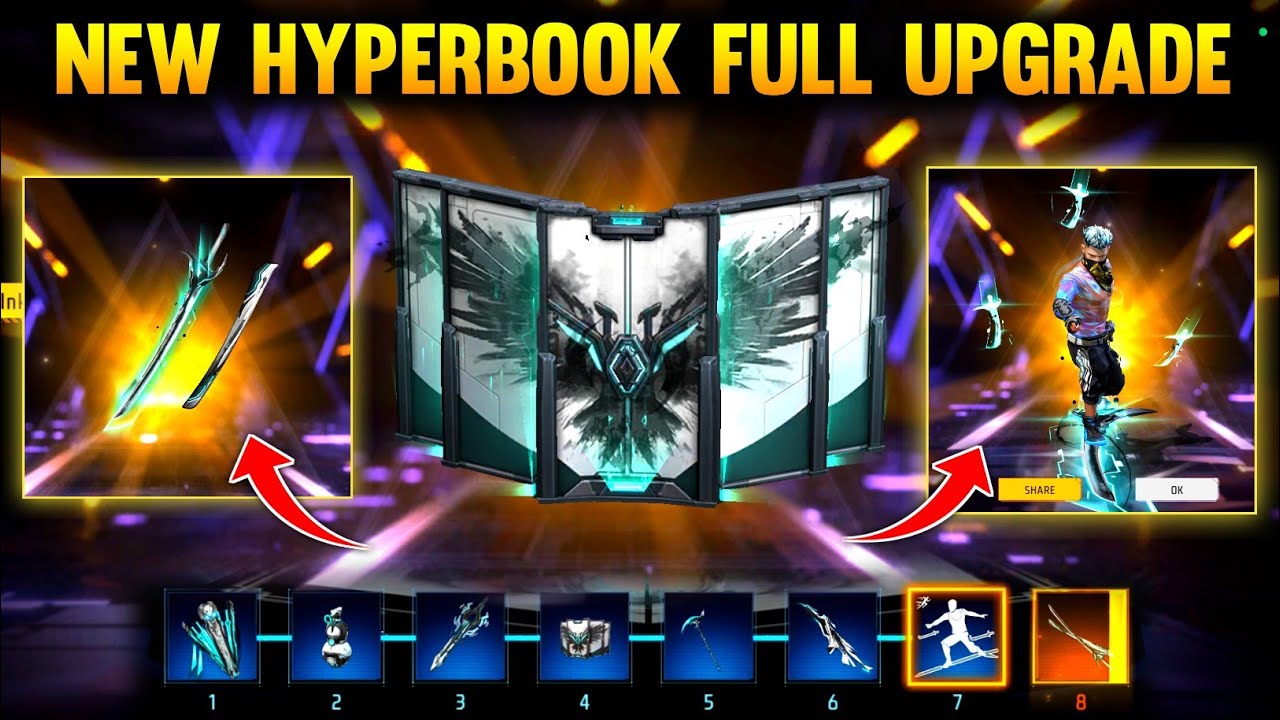 New Ink Hyperbook Topup Event 🔥 Full Upgrade 😱| Free Fire New Event ...