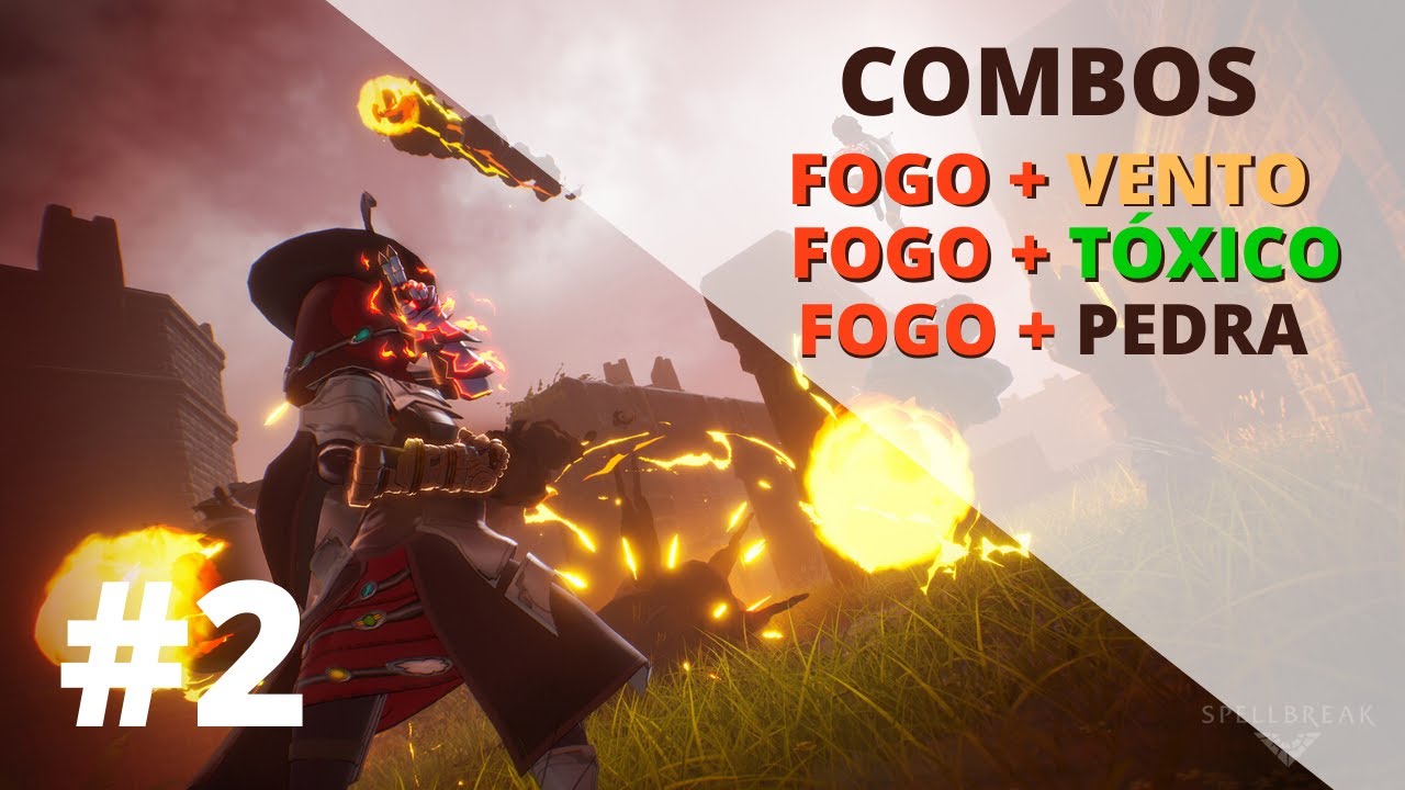 Spellbreak - Combos com a Manopla de Fogo - YouTube