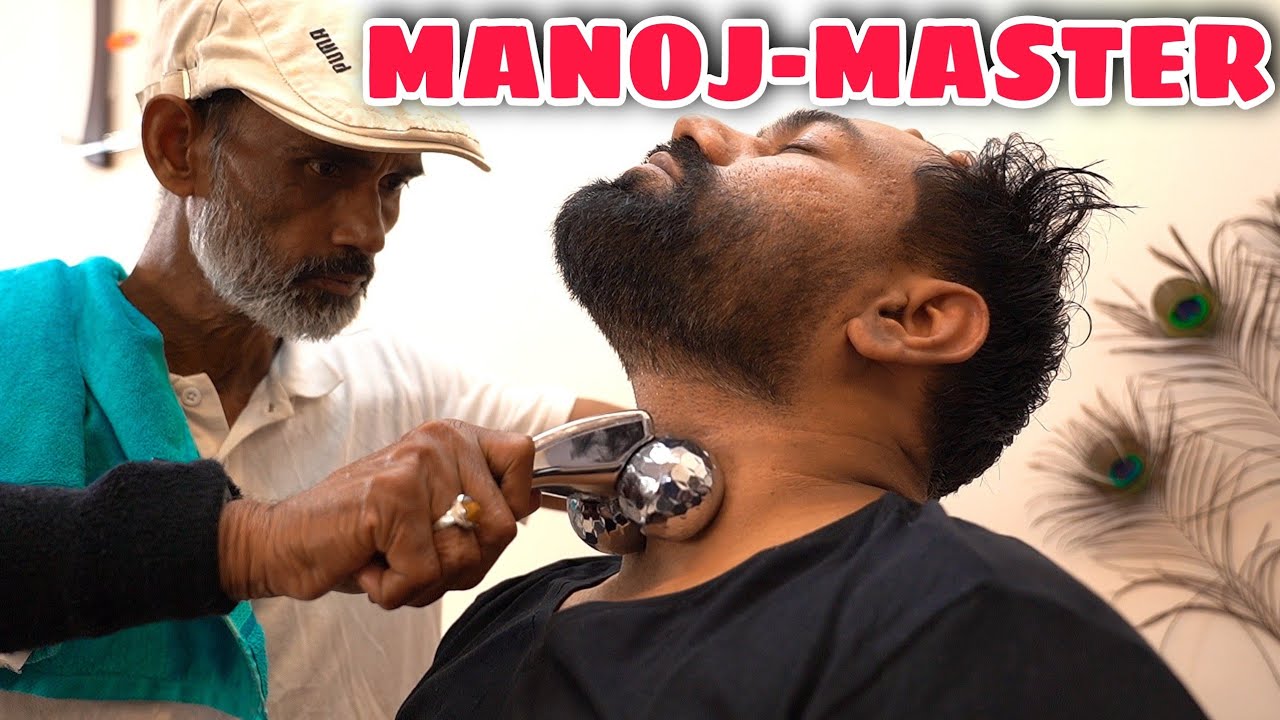 ASMR MANOJ MASTER HEAD MASSAGE AND HALF BODY MASSAGE WITH EXTRA TOOL # ...