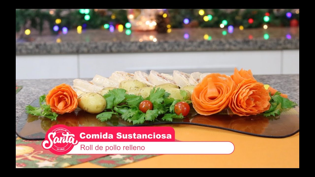 La Cocina de Sarita - Roll de pollo relleno - YouTube
