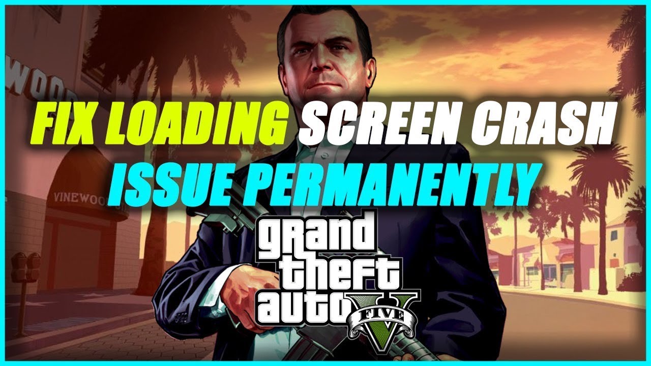 GTA V Crash on Loading Screen FIX!! || 100% Working || #gta5 #gta #gtav ...