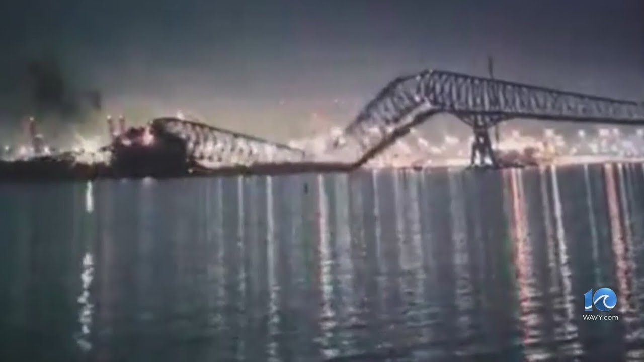 WAVY 10's Nick Broadway 8 a.m. update on Baltimore Bridge collapse ...