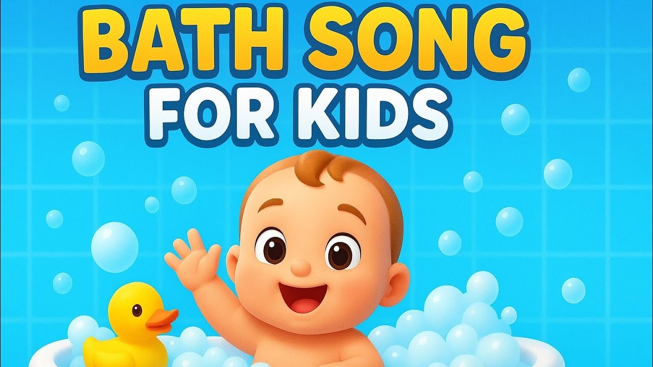 🛁 Bath Song For Kids 🎶 | Splish Splash Fun Learning Rhyme For Toddlers ...