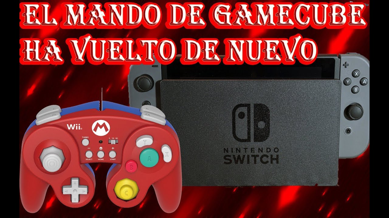 CONTROL DE GAMECUBE RETROCOMPATIBLE EN NINTENDO SWITCH - YouTube