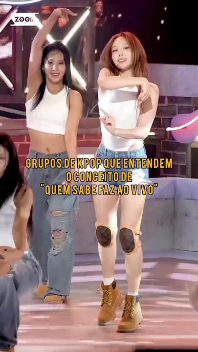 GRUPOS DE KPOP QUE ENTENDEM O CONCEITO DE "QUEM SABE FAZ AO VIVO" #kpop ...