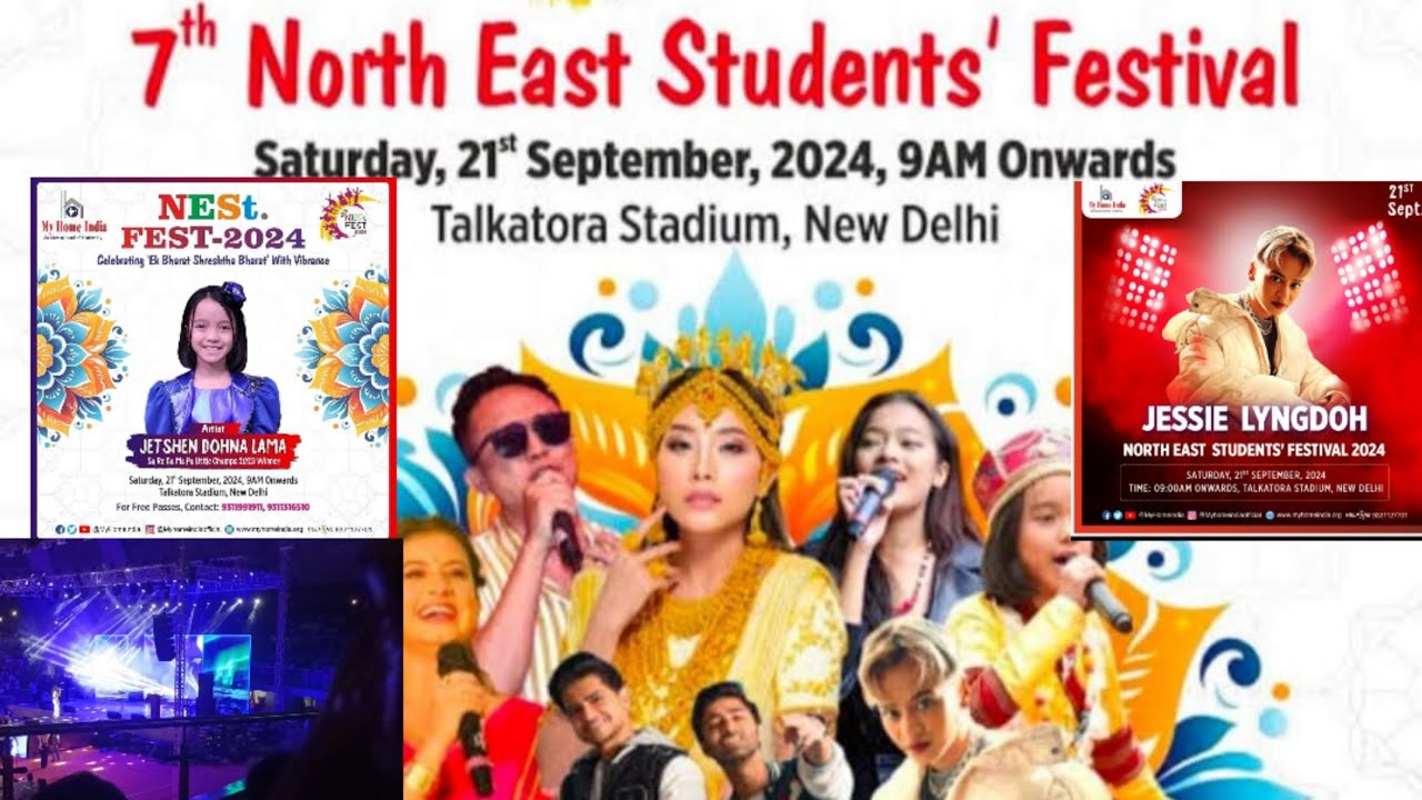 North East student Fest 2024 || New Delhi Talkatora Studium || Vlog ...