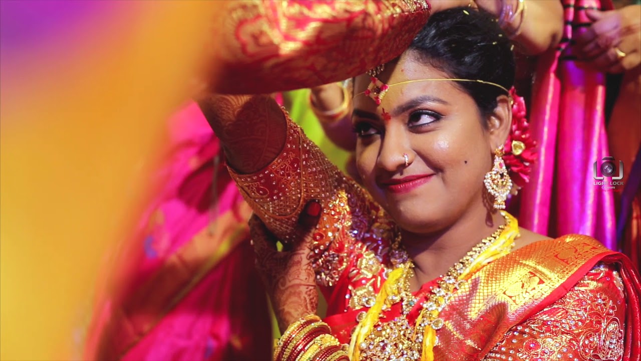 Keerthi + Srikar Wedding Promo || Light Lock Creations || - YouTube