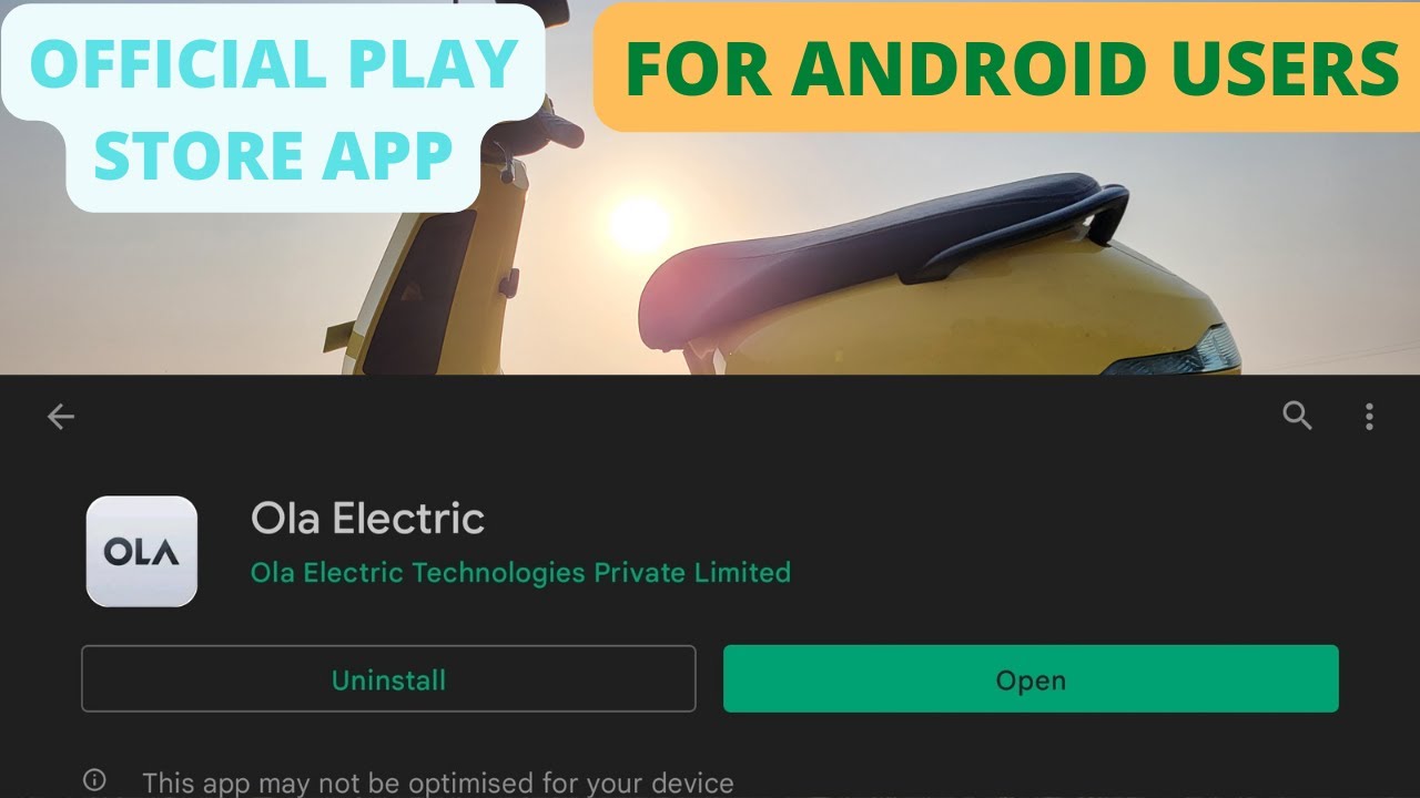 OLA ELECTRIC APP | HOW TO INSTALL OLA ELECTRIC APP ON ANDROID | MOVE OS ...