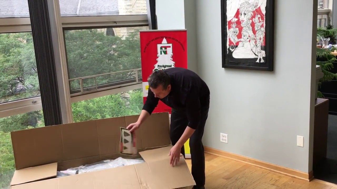 Tree assembly and shaping 1 - YouTube