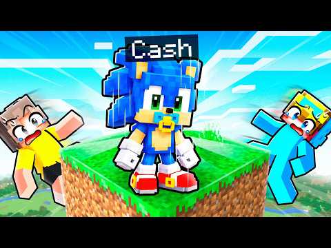I Pretended to be BABY SONIC on One Chunk! (Minecraft)