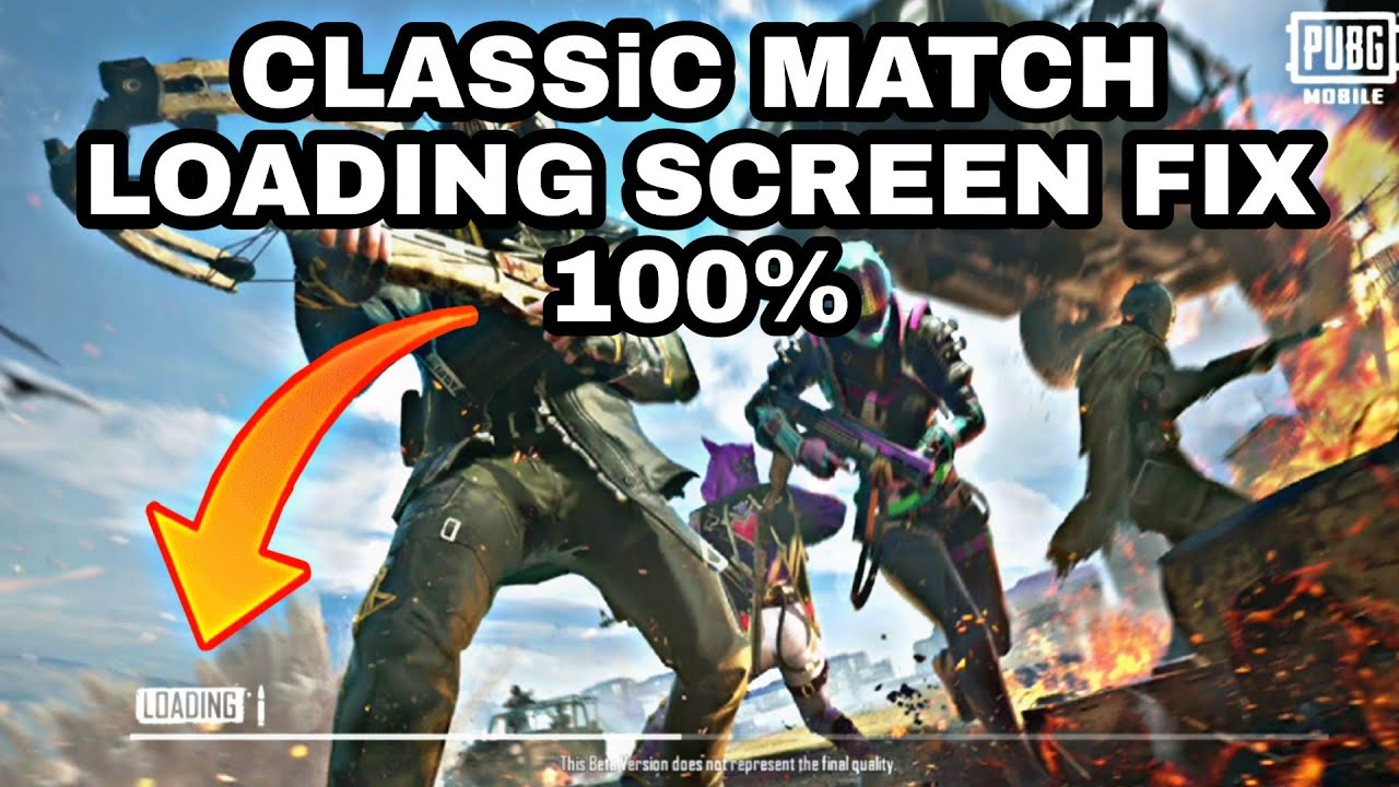 PUBG MOBILE classic match loading screen fix | Pubg mobile new update 1 ...