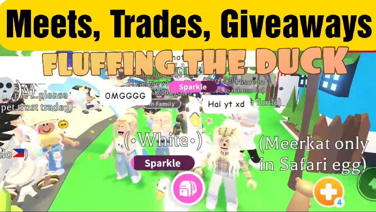 Roblox Adopt Me Meets | Trades | Giveaways and some more fluffing ducks ...