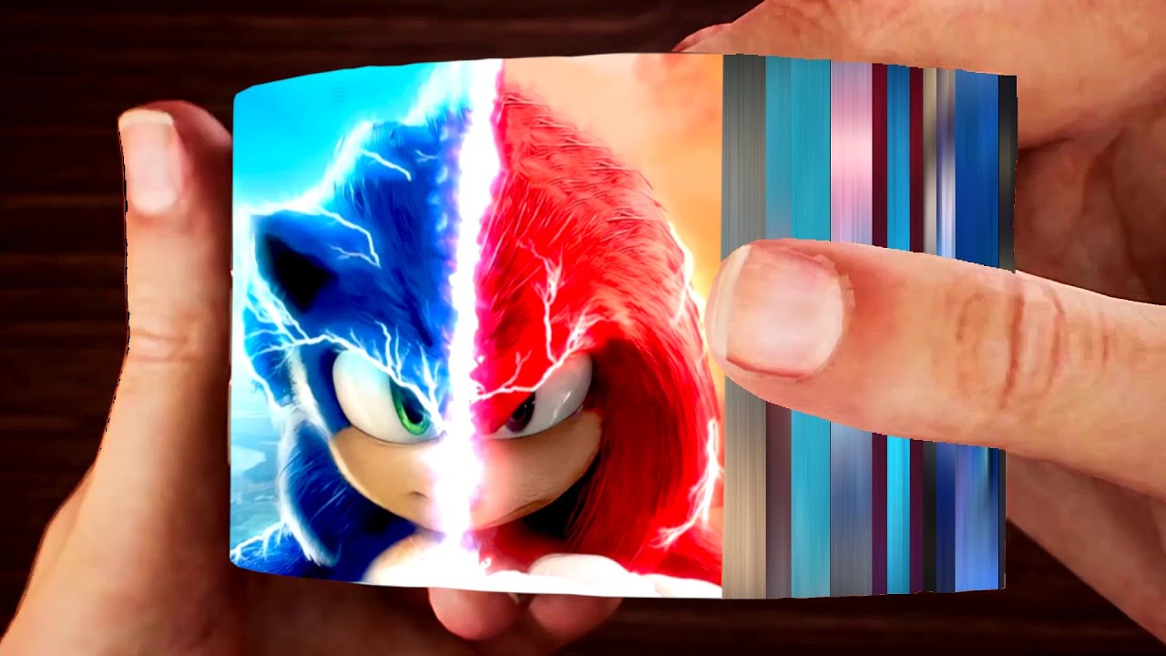 Sonic the Hedgehog 2 (2022) - Sonic vs. Knuckles Scene | Flipbook - YouTube