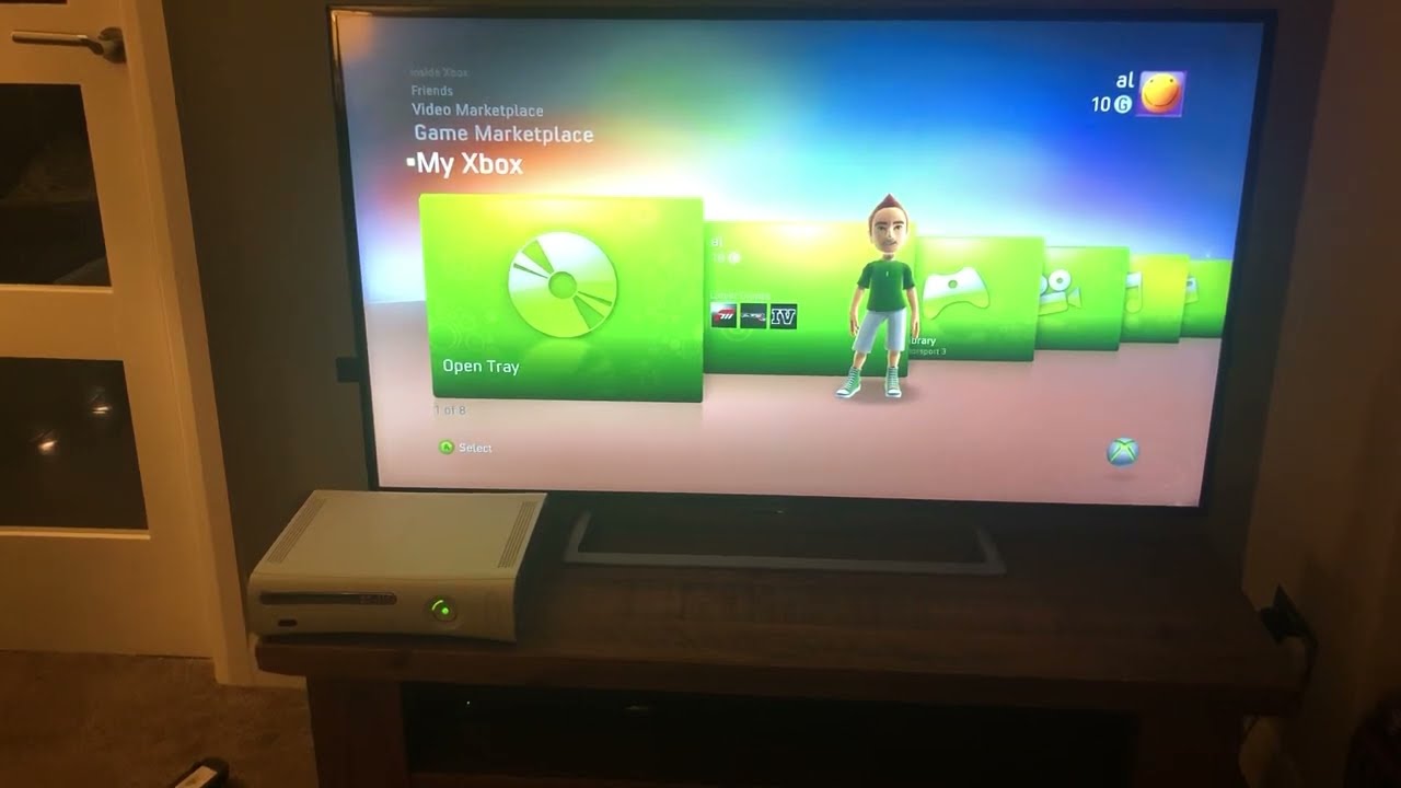 Xenon Xbox 360 nxe dashboard - YouTube
