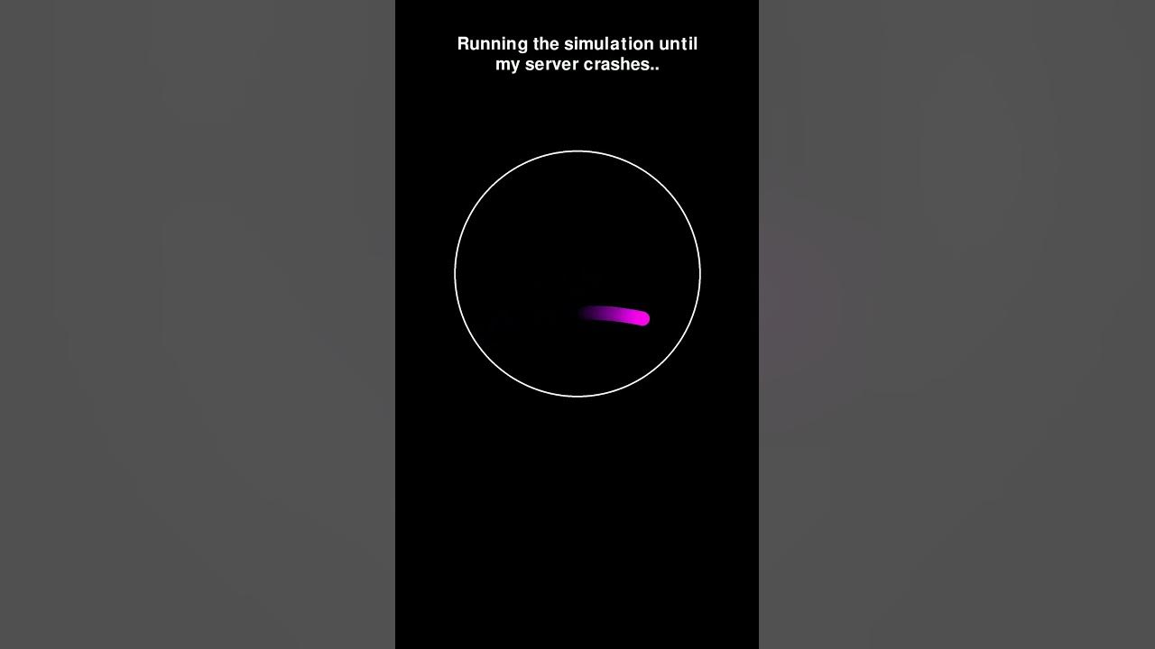 Ball bouncing simulation #adhd #music #code #space #python #physics #simulations #memes #science ...