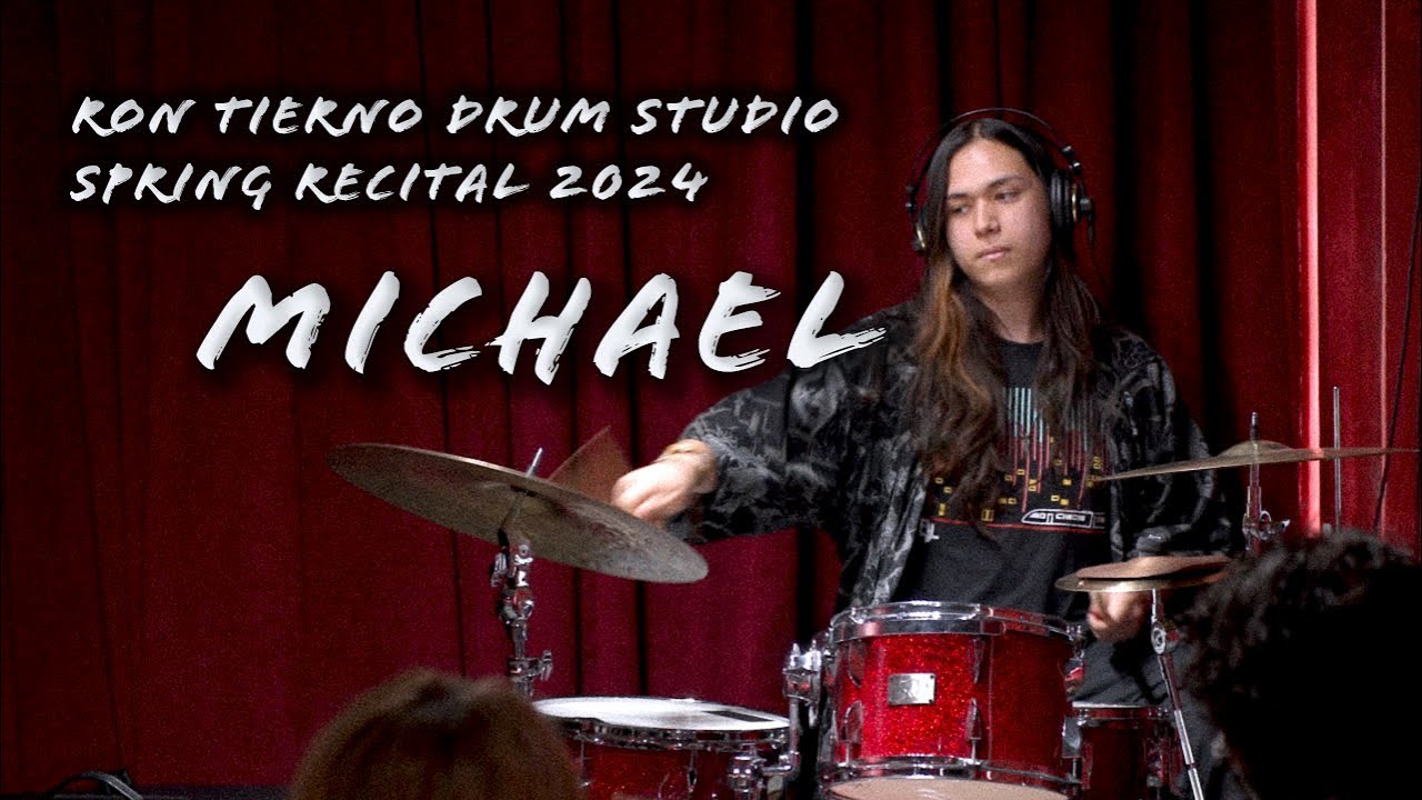 Ron Tierno Drum Studio - Spring Recital 2024 - Michael - YouTube
