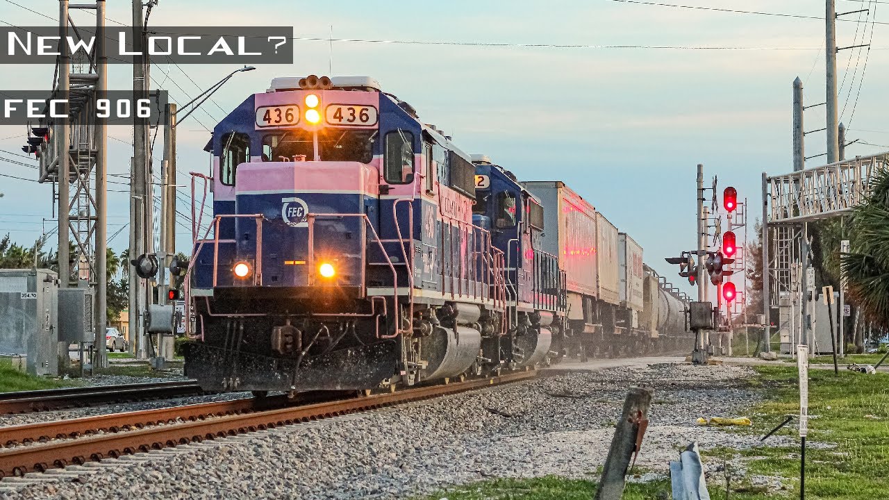 New Local? - FEC 906 Crawls Through North Miami - YouTube