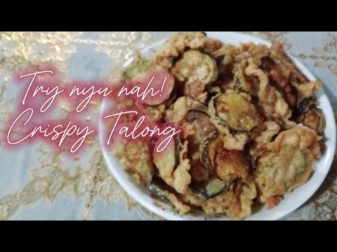 Crispy Talong Fritter / Eggplant / Simpleng Ulam - YouTube
