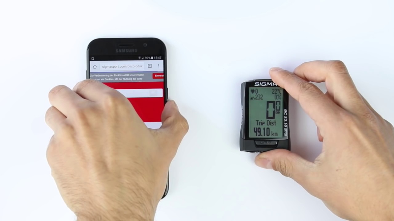 SIGMA SPORT LINK APP NFC - YouTube