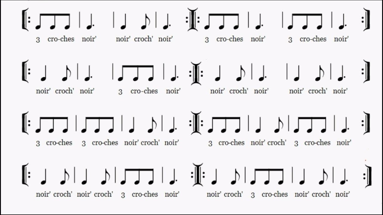 Rythmes à temps ternaires - YouTube