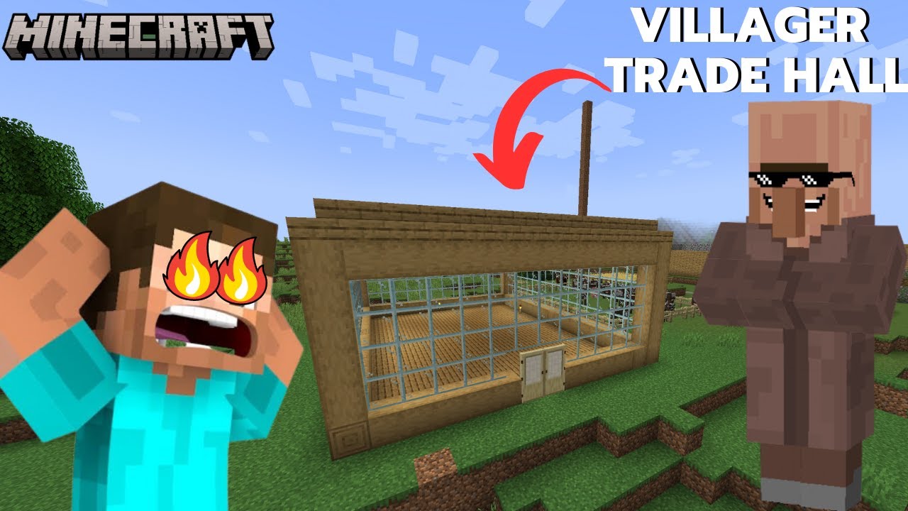 I MADE EVIL VILLAGER TRADING HALL IN MINECRAFT😱| part 1 - YouTube