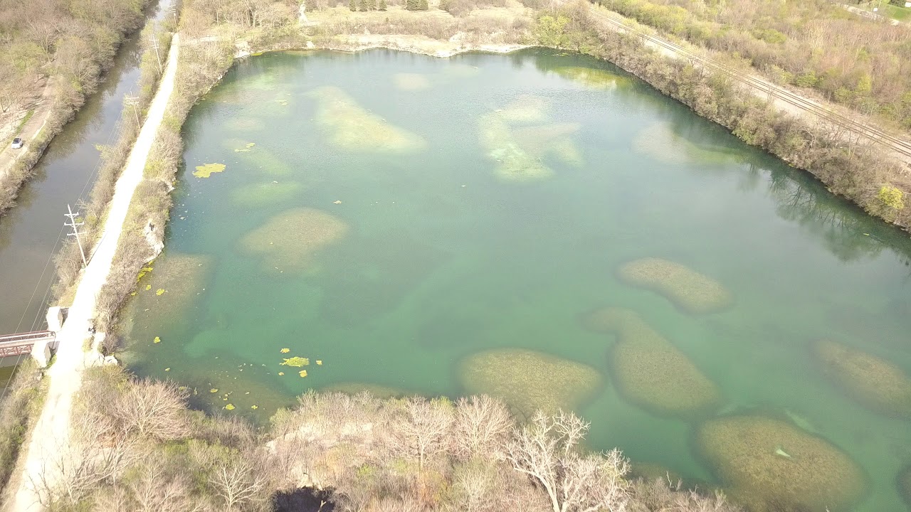 Lemont quarries 4K - YouTube