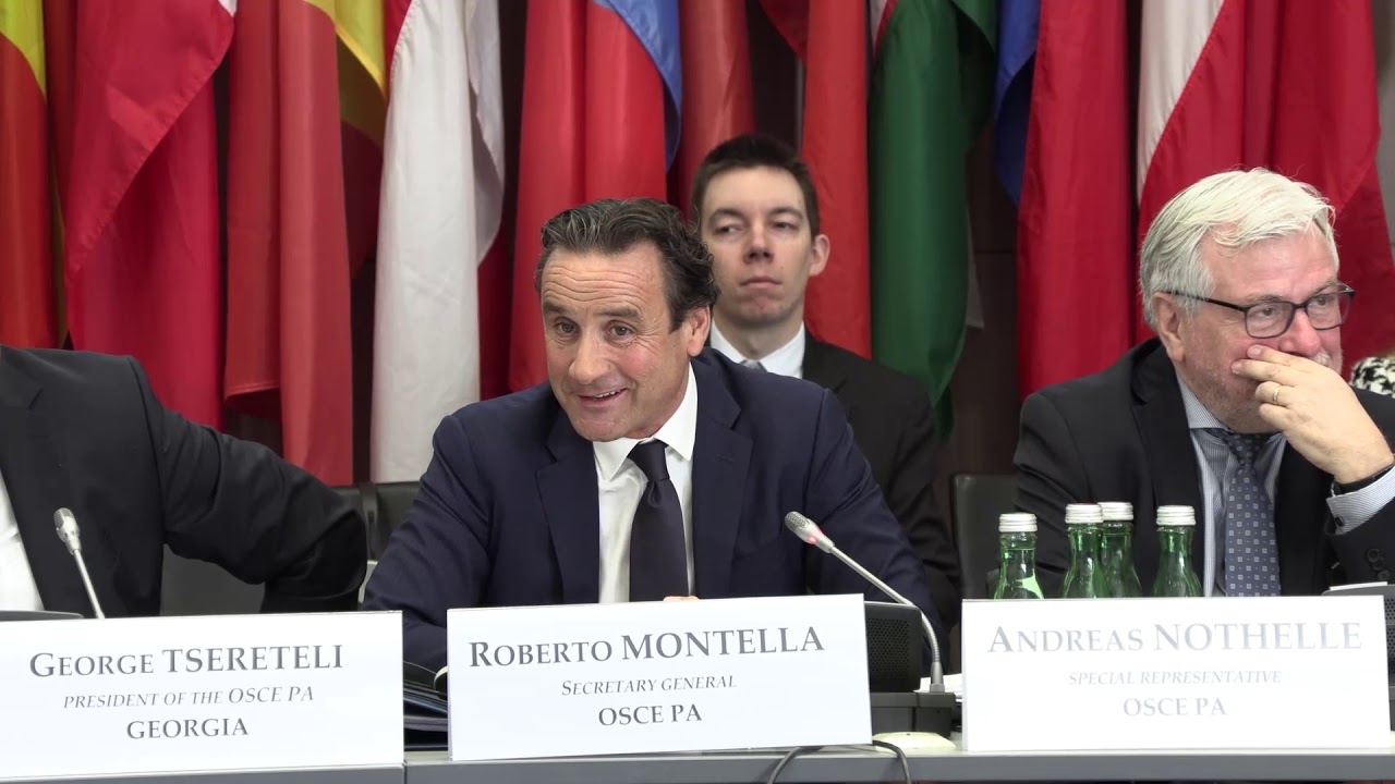 OSCE PA Secretary General Roberto Montella, Report to the Standing ...