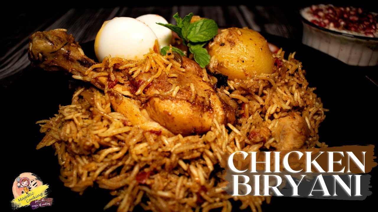 Chicken biryani in Pressure Cooker Bengali style | Chicken Biryani ...