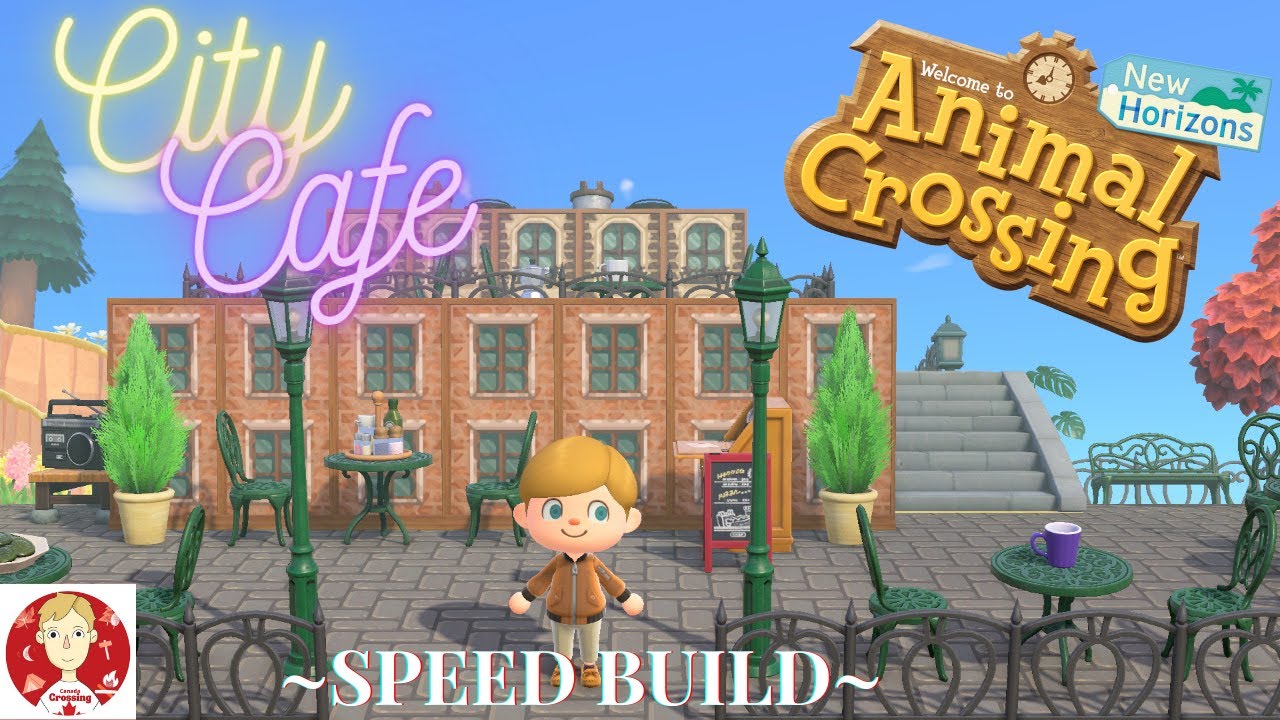 Animal Crossing New Horizons 2 Story City Café Speed Build ACNH ...