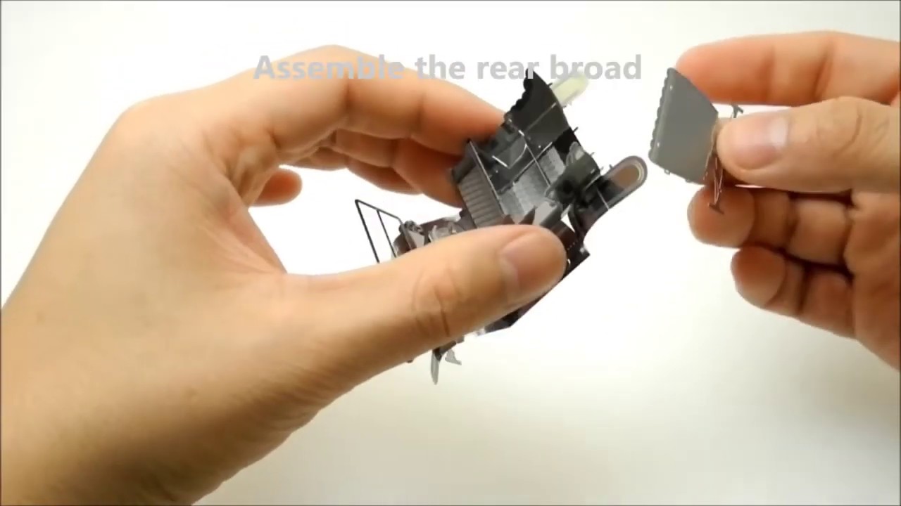 Metal assembly car model - DIY Creative - YouTube
