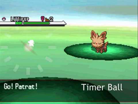 Pokémon Black and White - Poké Ball animations - YouTube