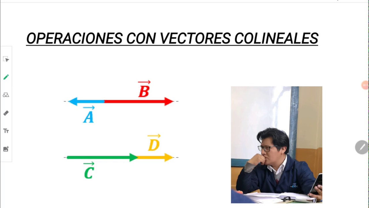 Vectores colineales - YouTube