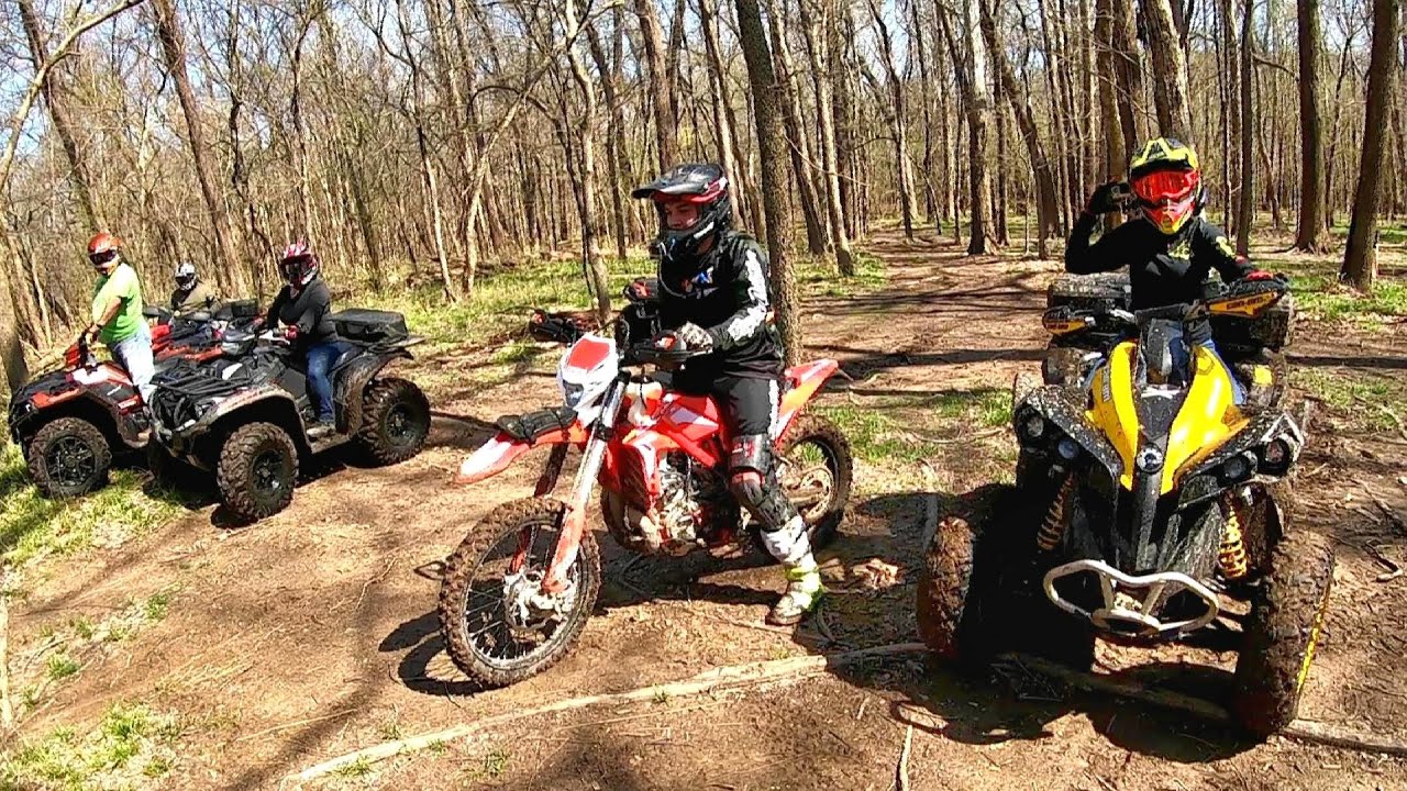 Can-Am Renegade, Outlander & Bata Join us at Disney Ok. Trails do exist ...