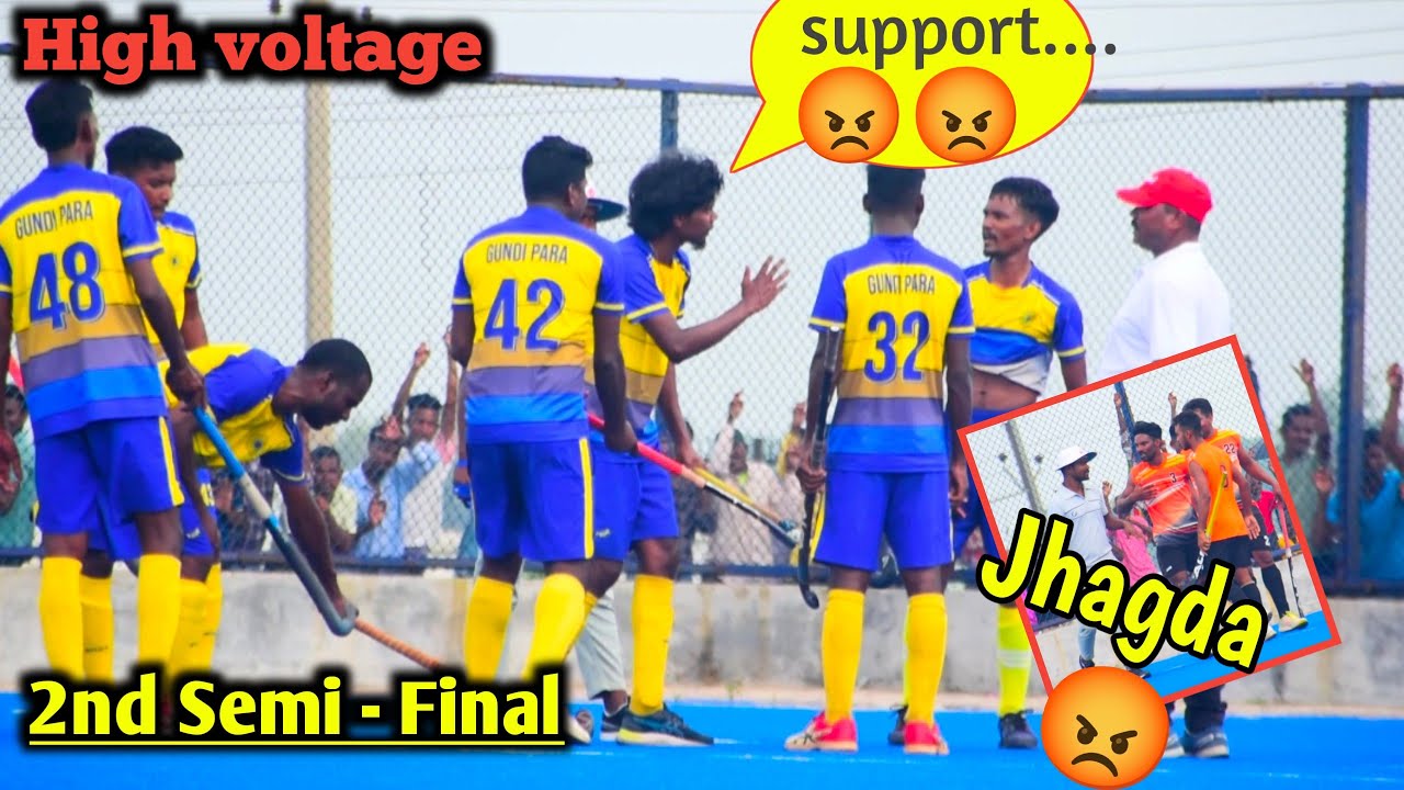 2nd Semi final 🔥🔥🔥|| gundipada vs Bheluadehi || kukuda hockey 2024 ...