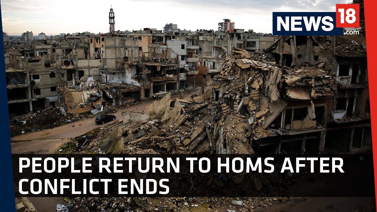 Homs Battle | People Return as Fighting Ceases in Parts of Syria - YouTube