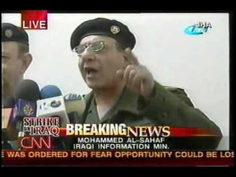 The Iraq Invasion Archive-Iraqi mouthpiece Sahaf speaks - YouTube