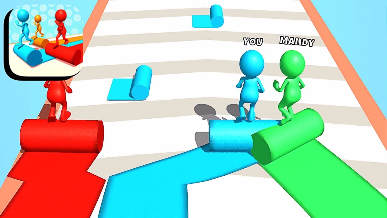 Carpet Race - All Levels Gameplay Android,ios (Part 2) - YouTube