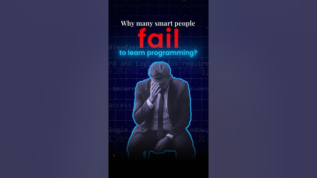 Why many smart people fail to learn coding? - YouTube