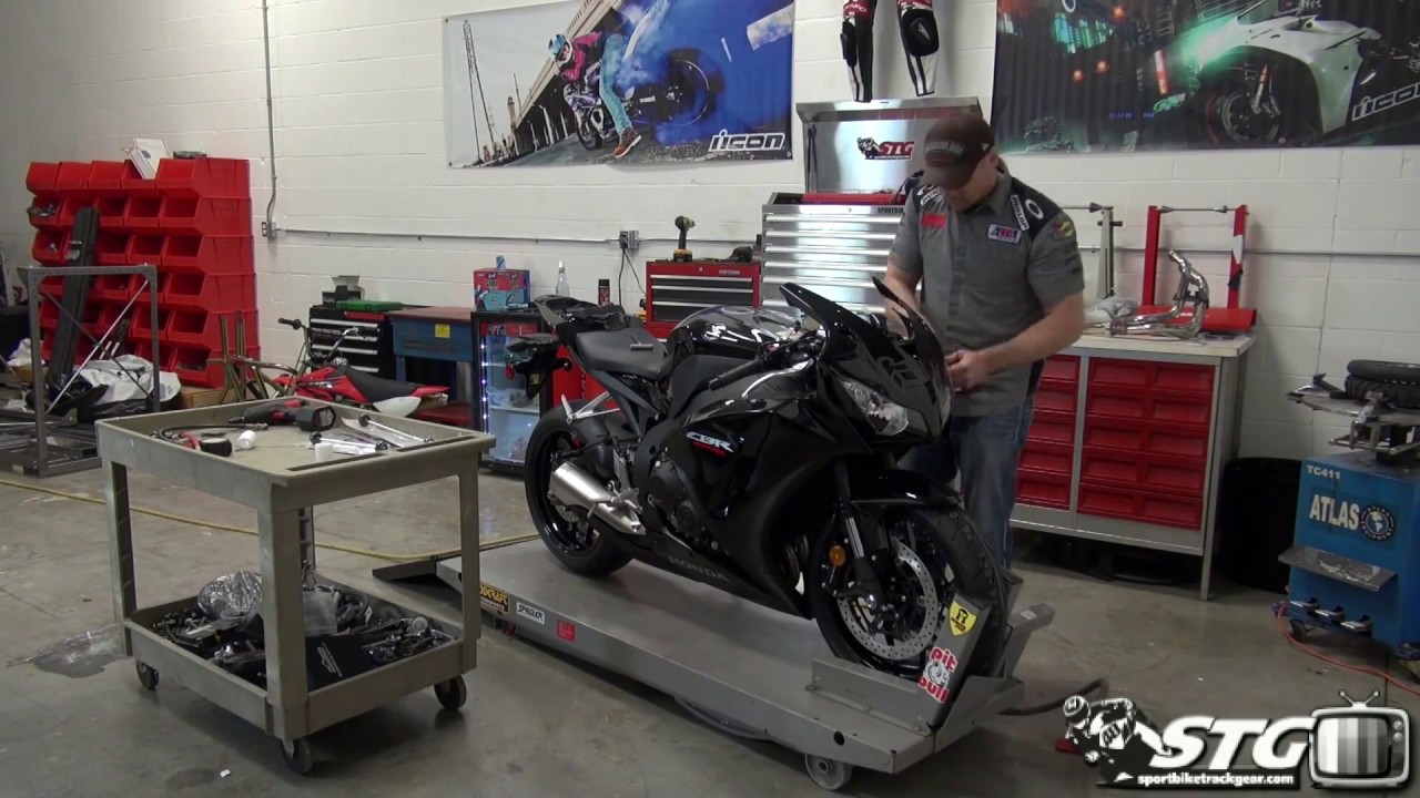 STG Project Bike Honda CBR1000RR Disassemble from Sportbiketrackgear ...