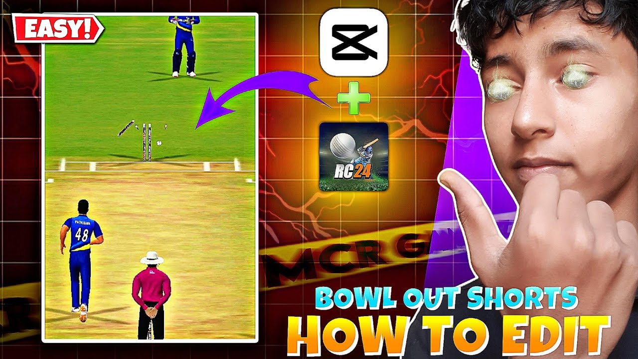 How To Edit Bowl Out Video 🤔 ? Rc24 Bowl Out Challenge Video Editing 🤯 ...