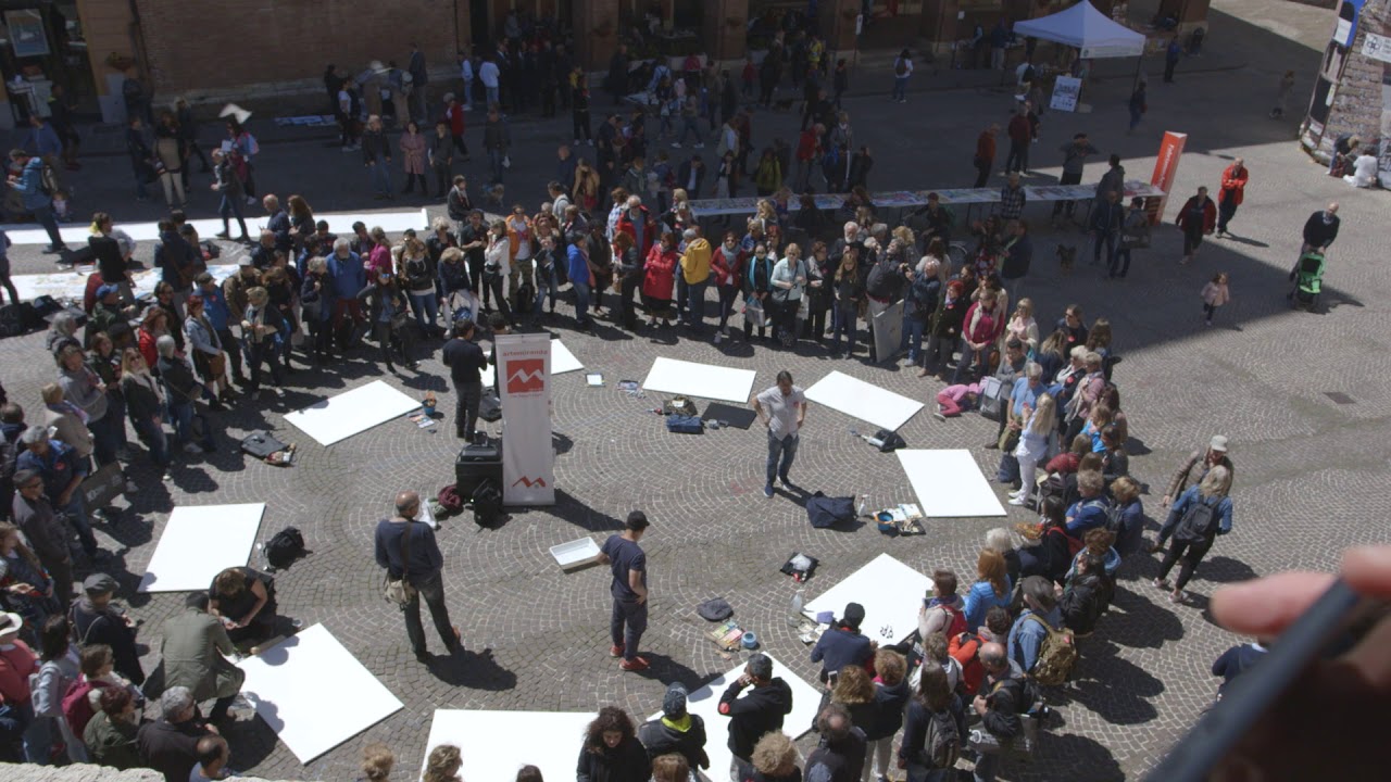 All Leaders and Artists Collective Painting - YouTube