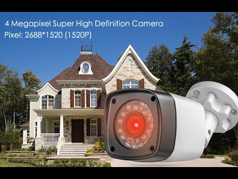 Golden security A1004C 4CH DVR CCTV System Cameras - YouTube